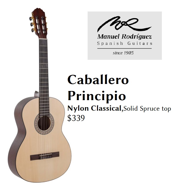 Manuel Rodriguez Guitars Caballero Nylon CA-PM- n Classical Solid ...