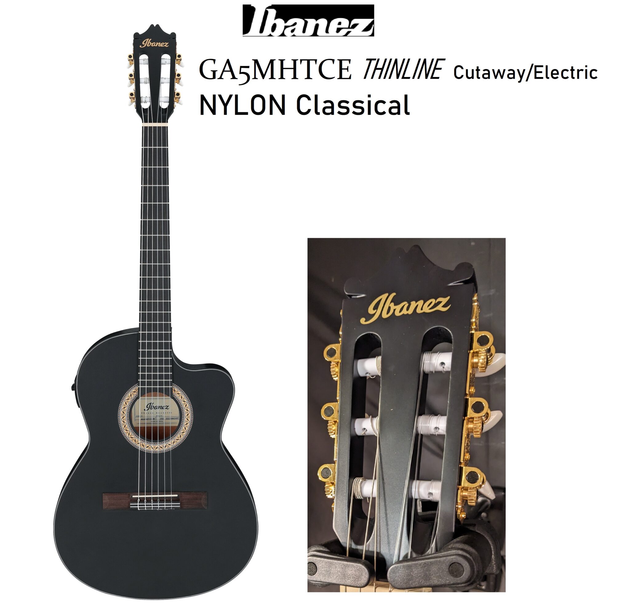 Ibanez GA5MHCE Nylon String THINLINE Pick-up Cutaway – Murphy's Music